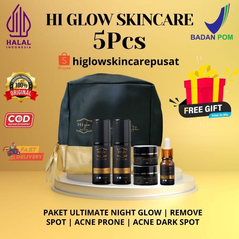 Ultimate HI GLOW SKINCARE ACNE DARK SPOT/ACNE PRONE/NIGHT GLOW/REMOVE ...