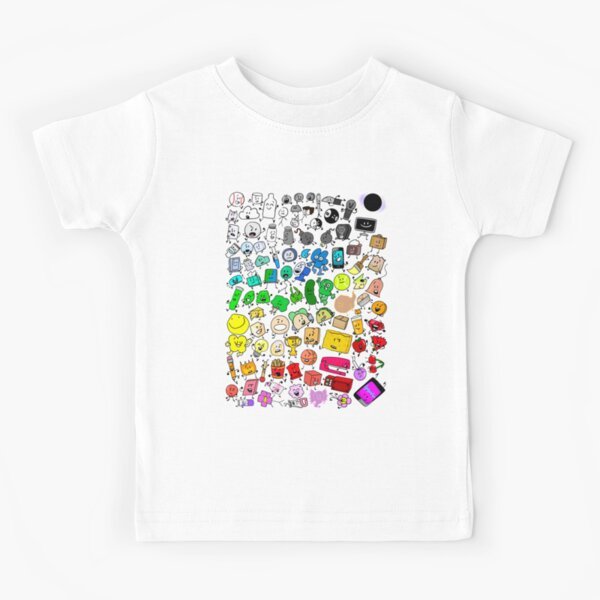 Bfdi Inanimate Insanity All Characters Children's T-Shirt | Shopee ...