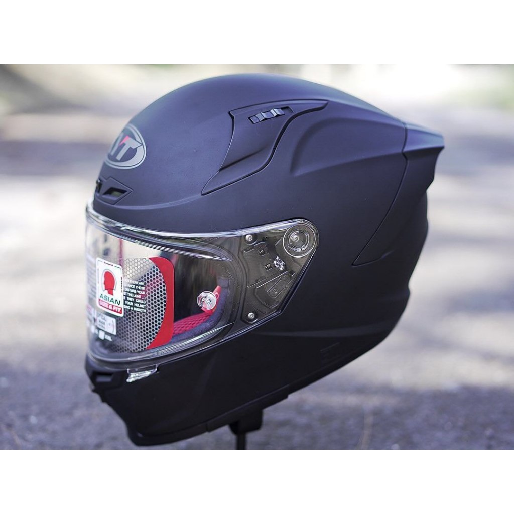 HITAM Helm KYT STRIKER BLACK MATT ORIGINAL HELM KYT STRIKER BLACK DOFF ...