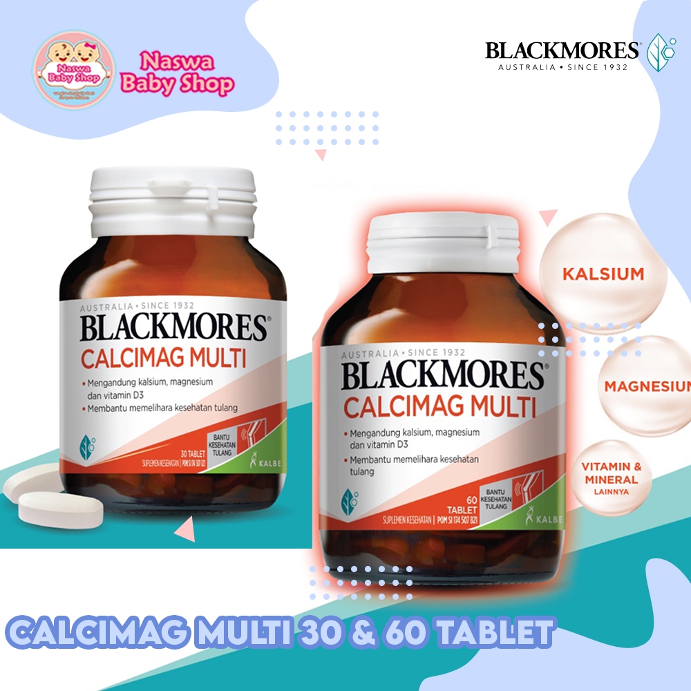 Blackmores Calcimag Multi CONTENTS 30 & 60 TABLETS | Shopee Singapore