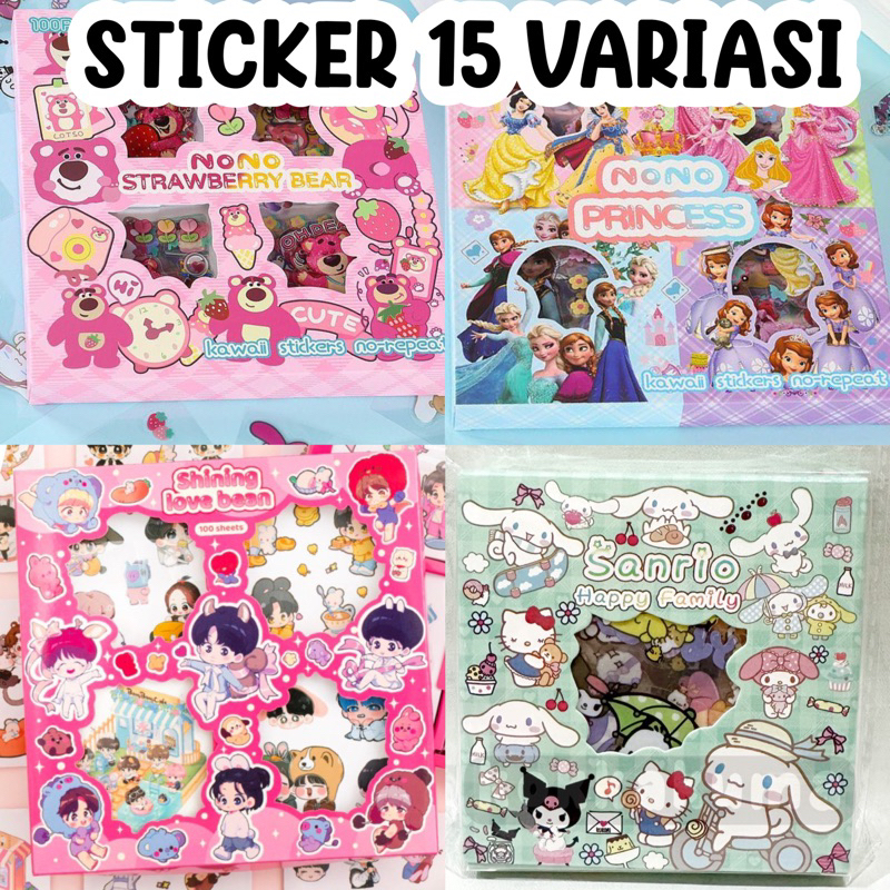 IMPORTED RETAIL STICKER 15 CUTE STICKER VARIATIONS | Shopee Singapore