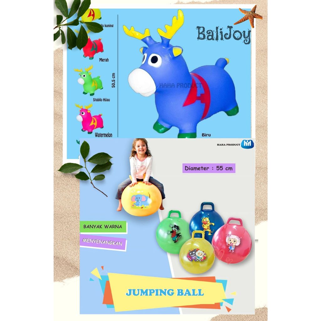 Jumping Animal Toys - Rubber Animal Rides Horses Unicorn Deer - Rubber ...