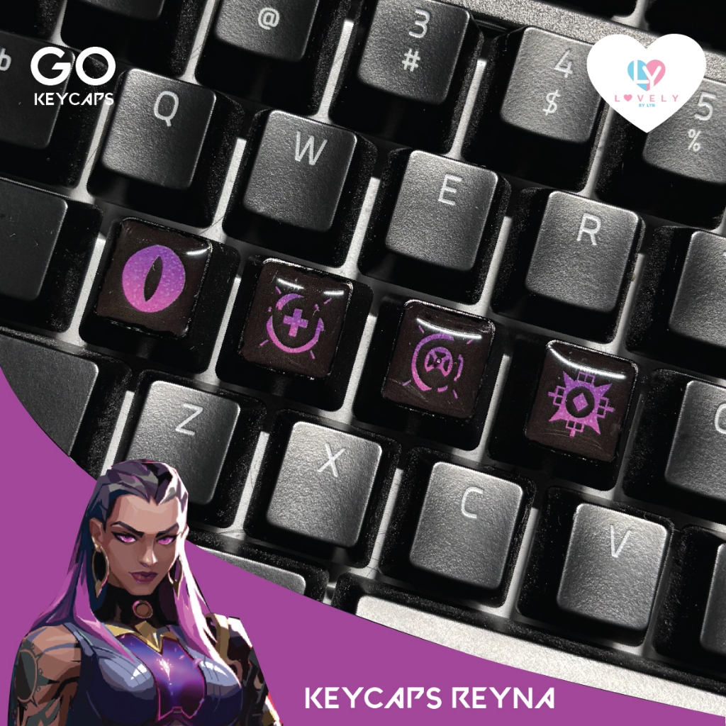 Keycaps PBT Valo Reyna Ability | GO KEYCAPS | Shopee Singapore