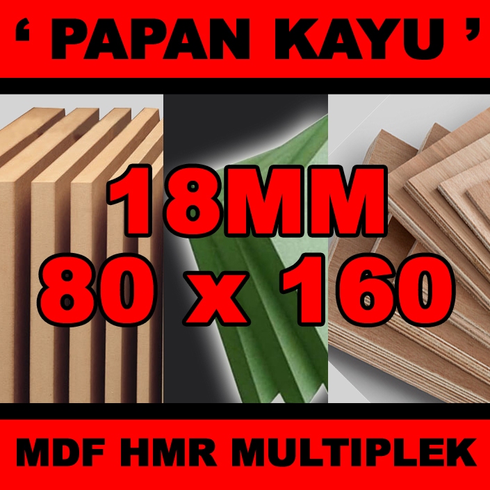 Multiplex mdf board hmr 18mm thick, measuring 80x160cm | Shopee Singapore
