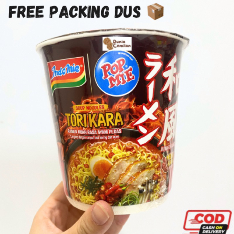 Pop Mie Ramen Tori Miso/Tori Kara 70 Grams - Indomie Premium | Shopee ...