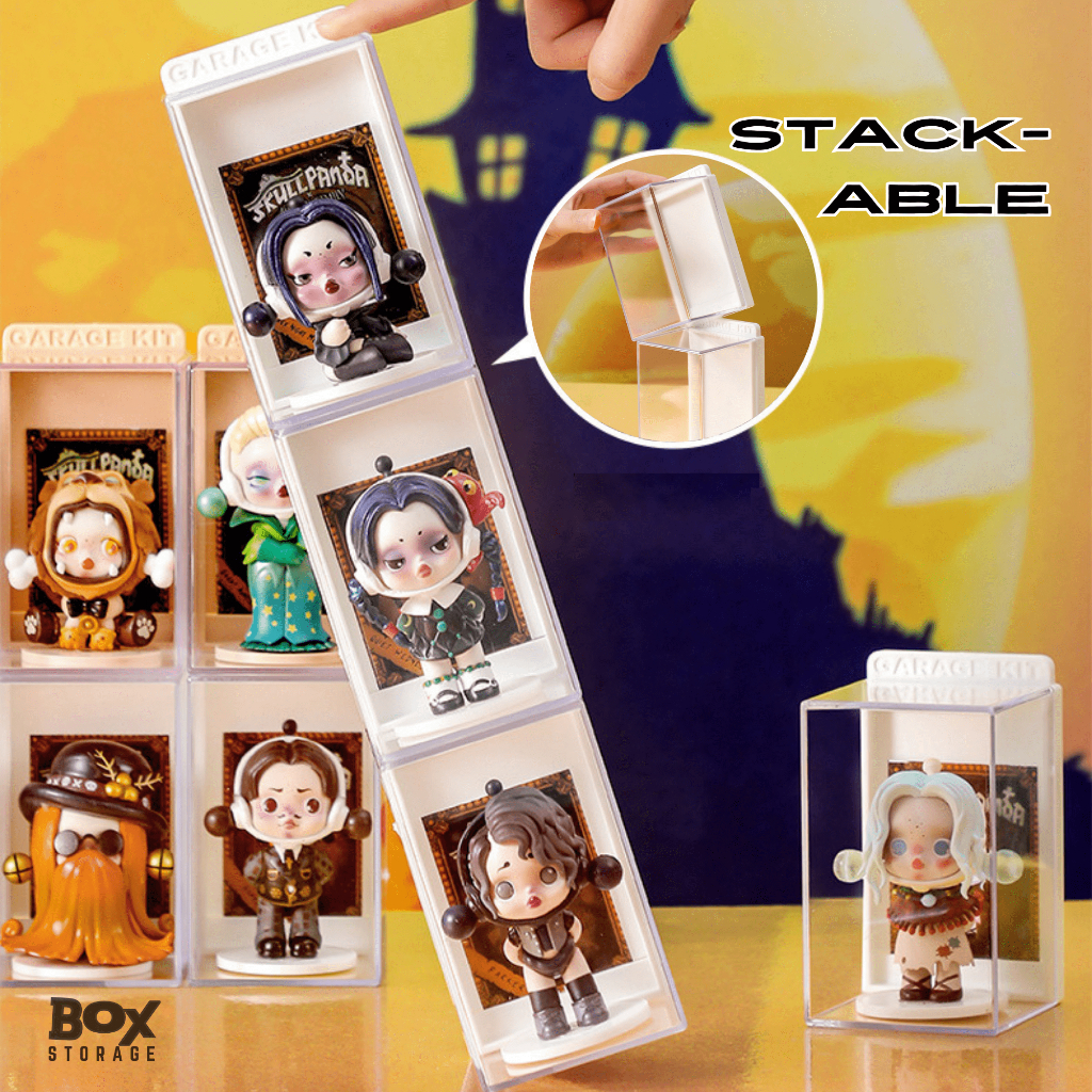「G-KIT」Mini Figure Box Single Acrylic Display Box Pop Mart Blind Box ...