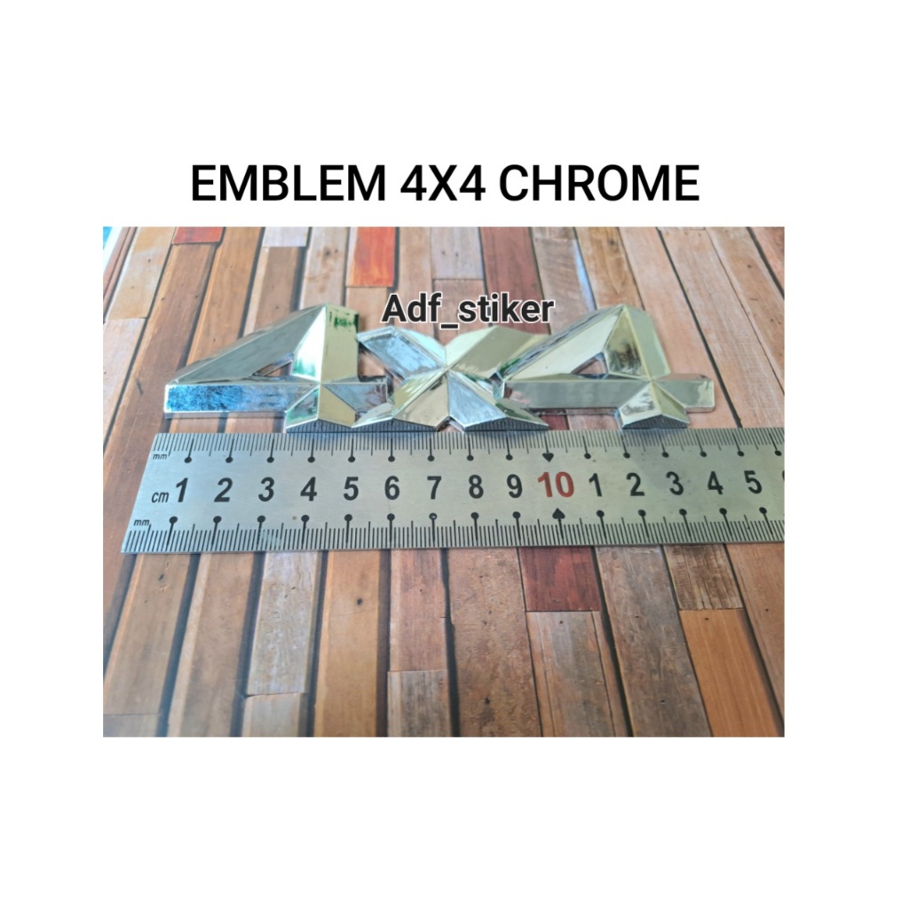4x4 chrome car Emblem / universal 4x4x chrome Emblem | Shopee Singapore