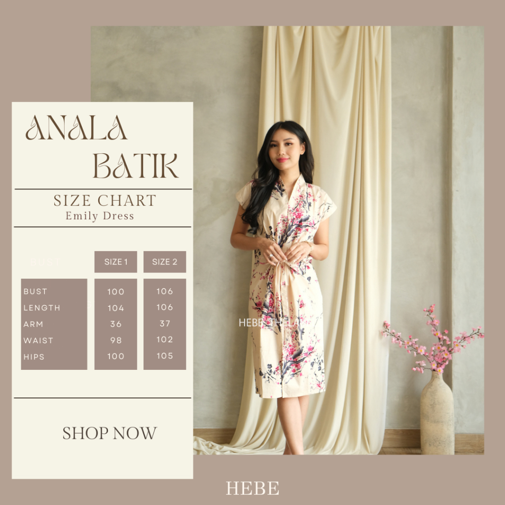 Anala Batik Cheongsam - ( Men Short-Kiko-Mutia-Dara-Kora-Emily-Amia ...