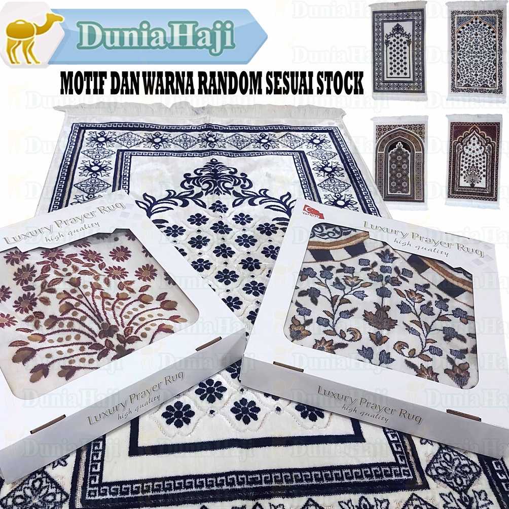 111 Sajadah Box Luxury Turkey Large Adult Thick Fur Mahar 7X11CM Turkey ...