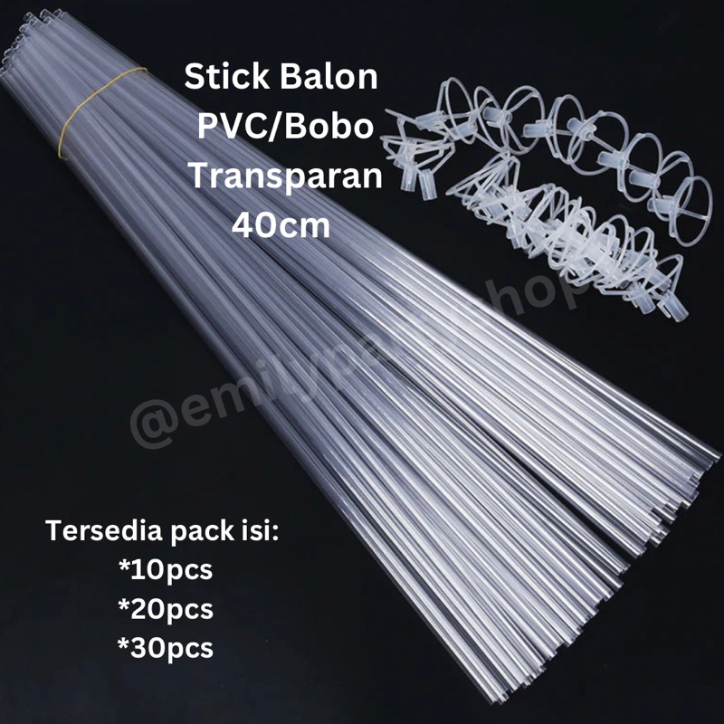 Pvc Balloon Stick/ Transparent Balloon Stick/ Bobo Balloon Stick 40cm ...