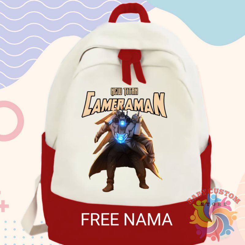 Children's Backpack With The Latest NEW TITAN CAMERAMAN Image (Free ...