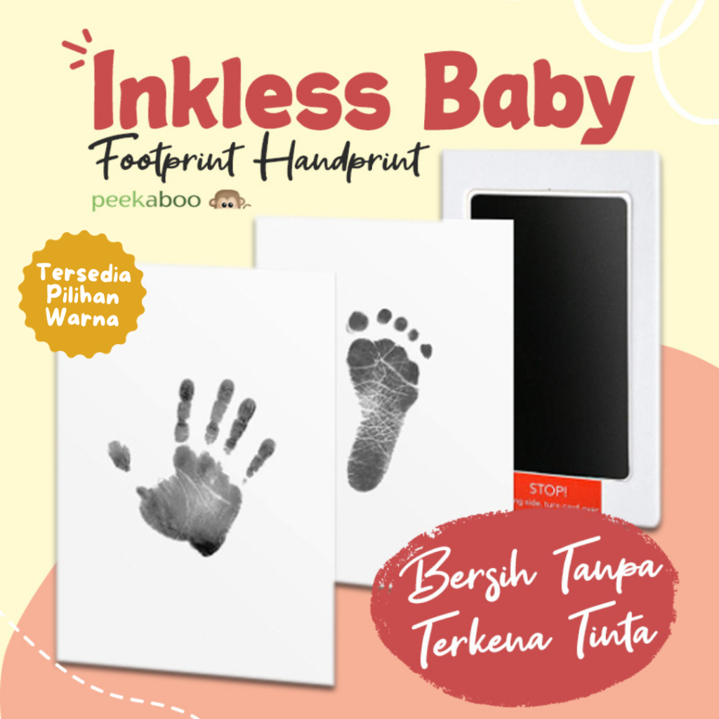 Inkless Baby Footprint Handprint Memory Keepsake Kit Jetec 15-Pack ...