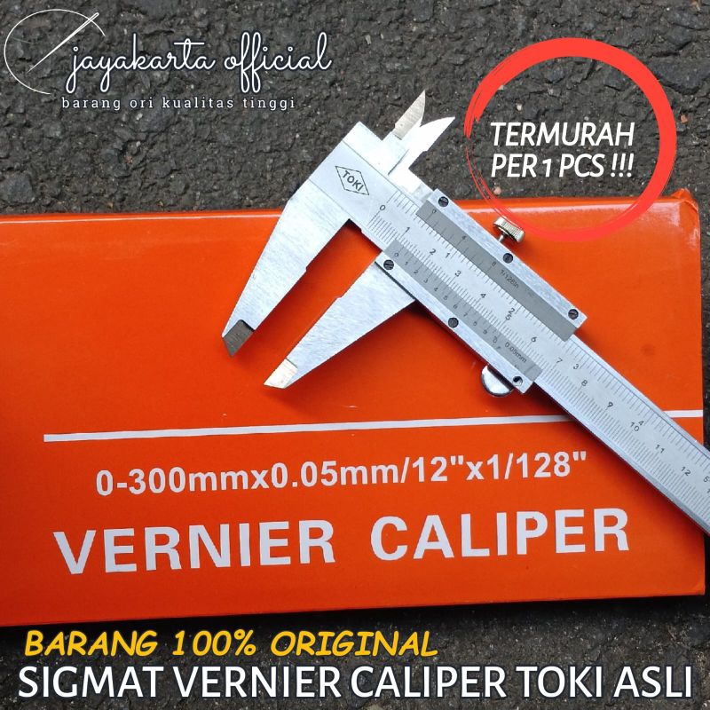 Caliper 12 inch/0-300mm Toki sigmat Vernier caliper sigmat caliper Original stainless | Shopee ...