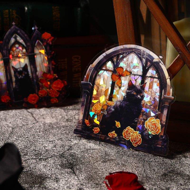 Rose Windows Sticker Pack With Holo Foil | Shopee Singapore