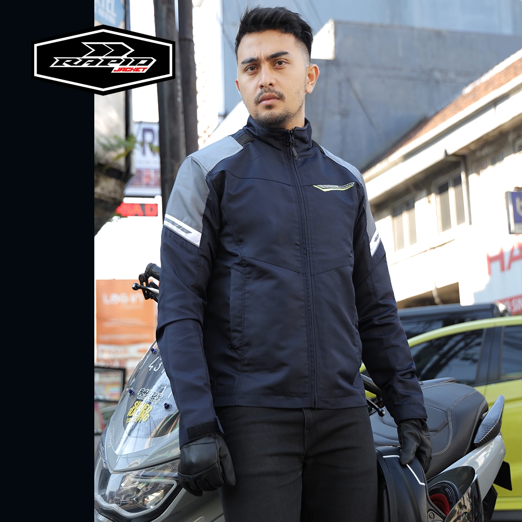 Men's Motorcycle Jacket Ventilated anti Hot RAPID CHALLENGER With ...