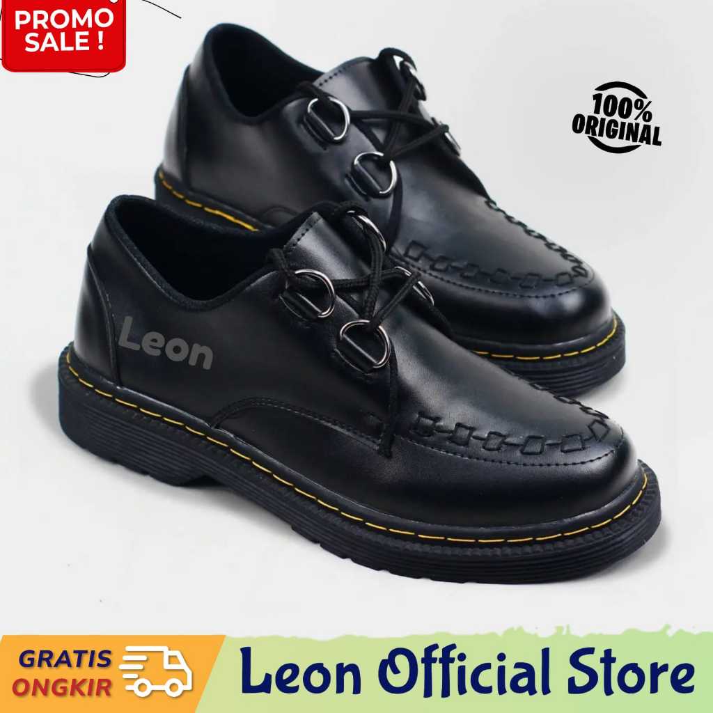 Docmart Formal Shadow Shoes Original Oxford Leather Webbing Leon Morata ...