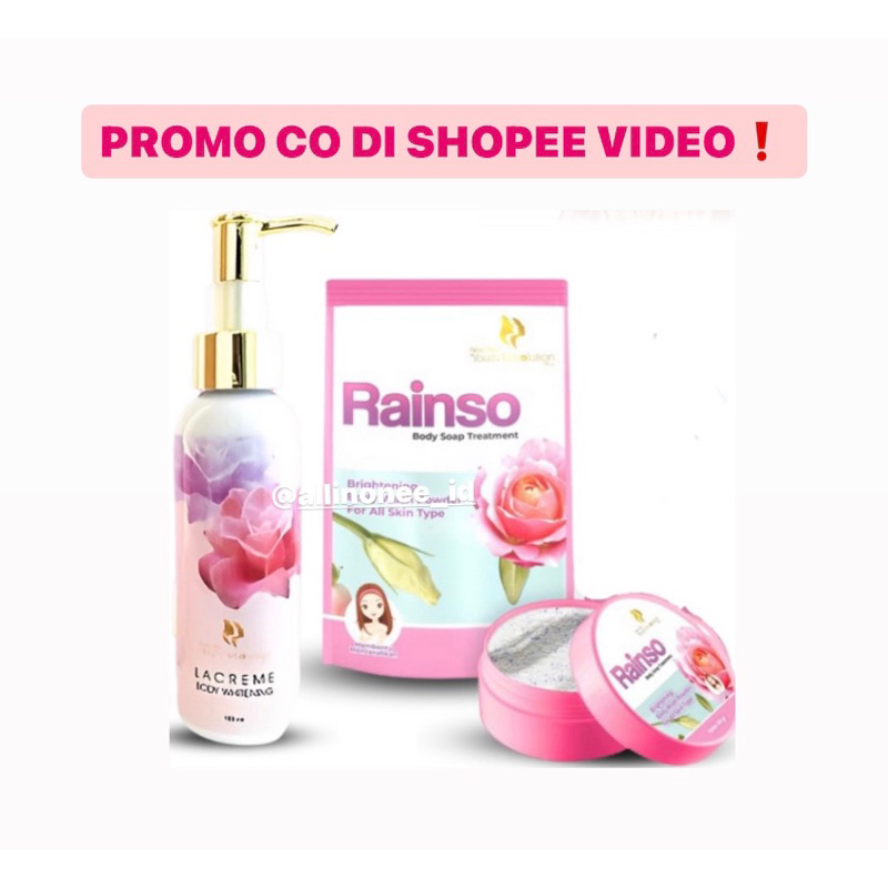 [Ready 100% Original] La Creme Body Bleaching Whitening Rainso Body ...