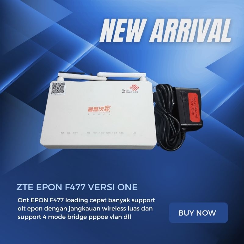 Zte F477 EPON version one ONU ONT ANTENNA EXTERNAL ONT EPON UNIT MODEM ...