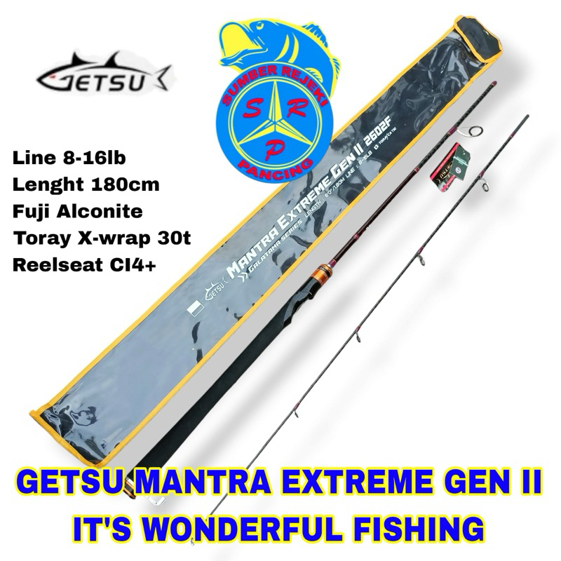 Extreme gen II mantra getsu fishing rod 180cm | Shopee Singapore