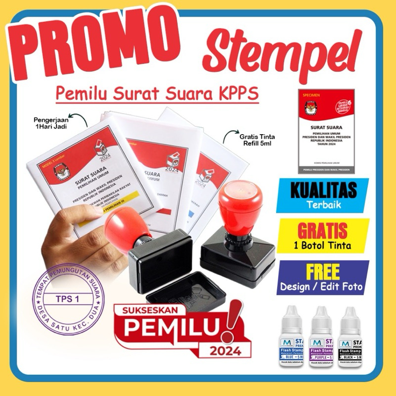 Print 2024 KPPS Election Stamps / Print TPS Signature Stamps / Custom ...