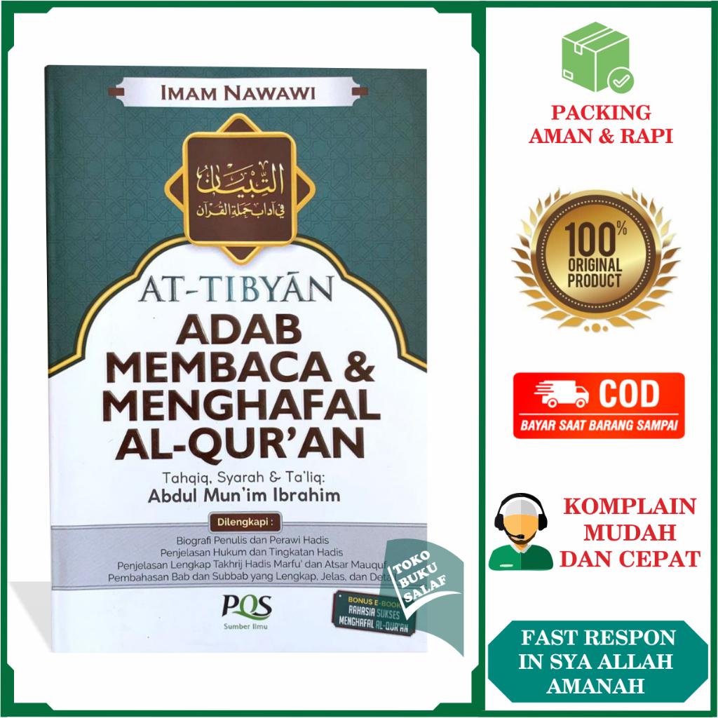 At-tibyan Adab Read And Memorize The Al-Quran By Imam An Nawawi At ...
