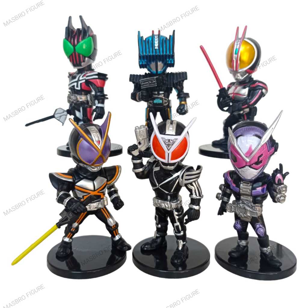 Action Figure Kamen Rider Decade Faiz Zi - O Diend Delta Kaixa 6pcs ...