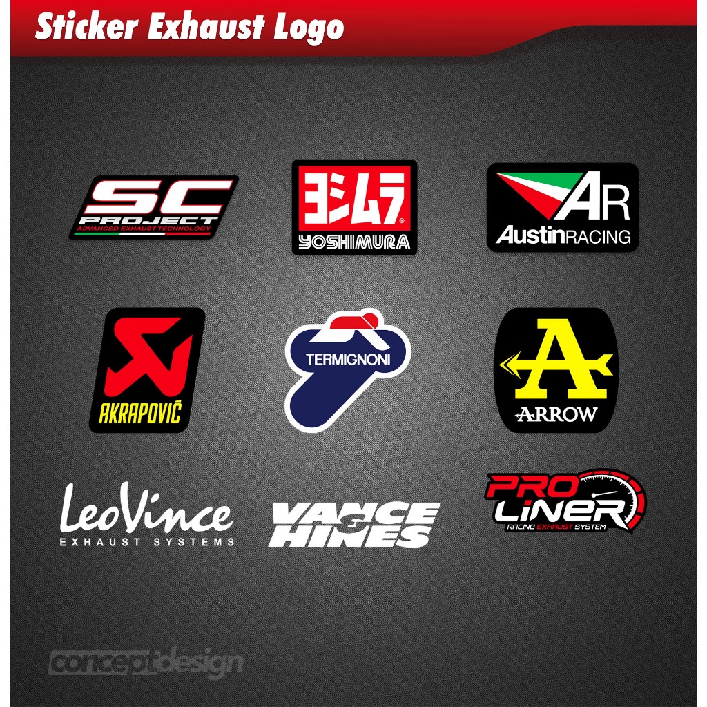 Sticker Exhaust Logo | Shopee Singapore