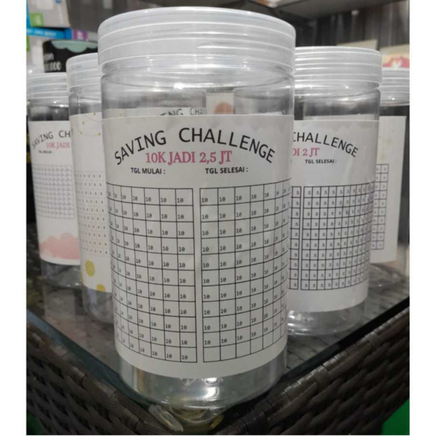 Viral Piggy Bank Target Savings Jar Saving 5K 2 Million Challenge ...