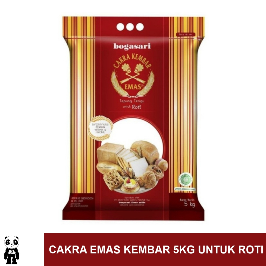 Cakra Kembar Emas Roti 5Kg Wheat Flour for Bread | Shopee Singapore
