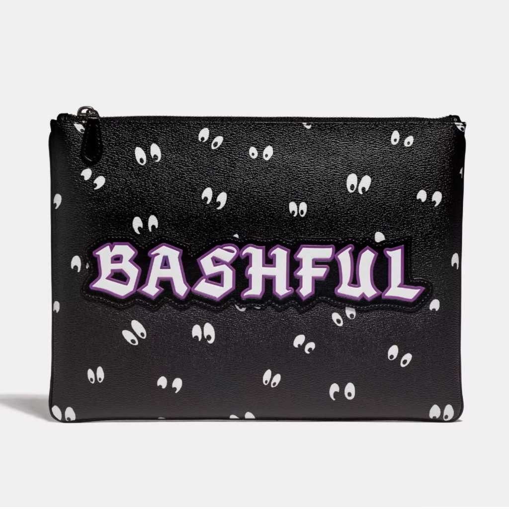 Disney x Coach Snow White and the Seven Dwarfs Large Pouch | Shopee ...