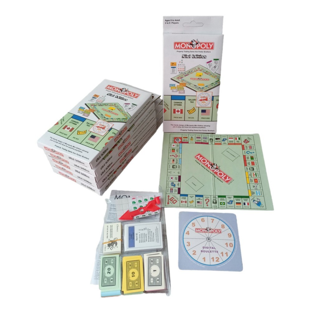 MONOPOLY Mini Edition Travel & Go 2363-41A | Shopee Singapore