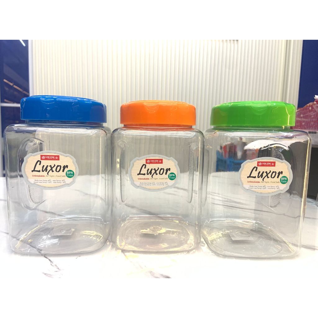 Lion Star PP-17 Luxor Square Candy Jar 802 (1400 ml) | Shopee Singapore