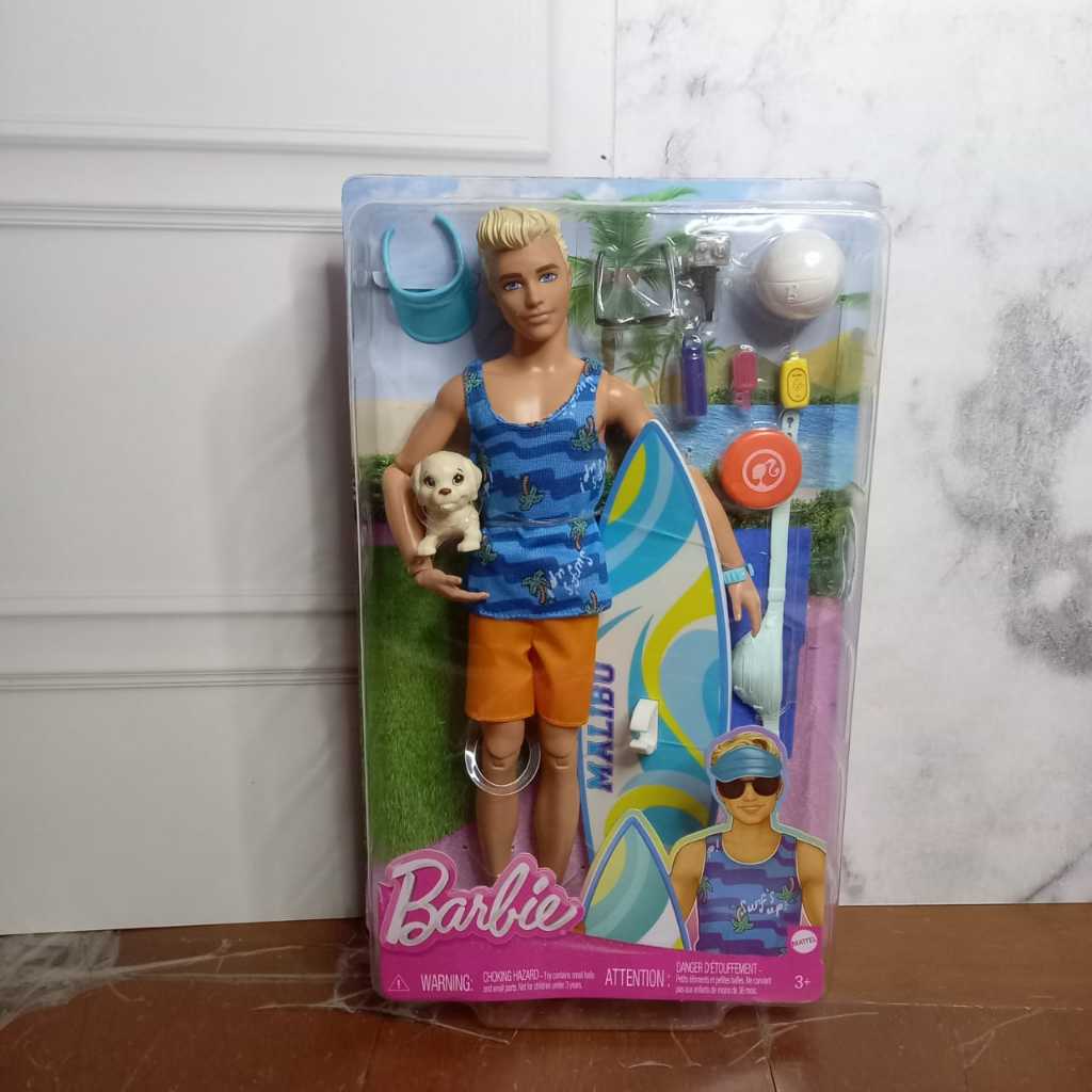 Ken Mattel Pivotal Ken Beach Surfing Articulated | Shopee Singapore