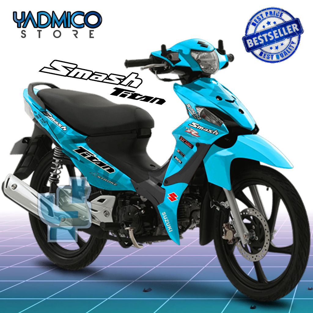 Smash Titan Full Body Decal - Smash Titan Full Body Motorcycle Sticker ...