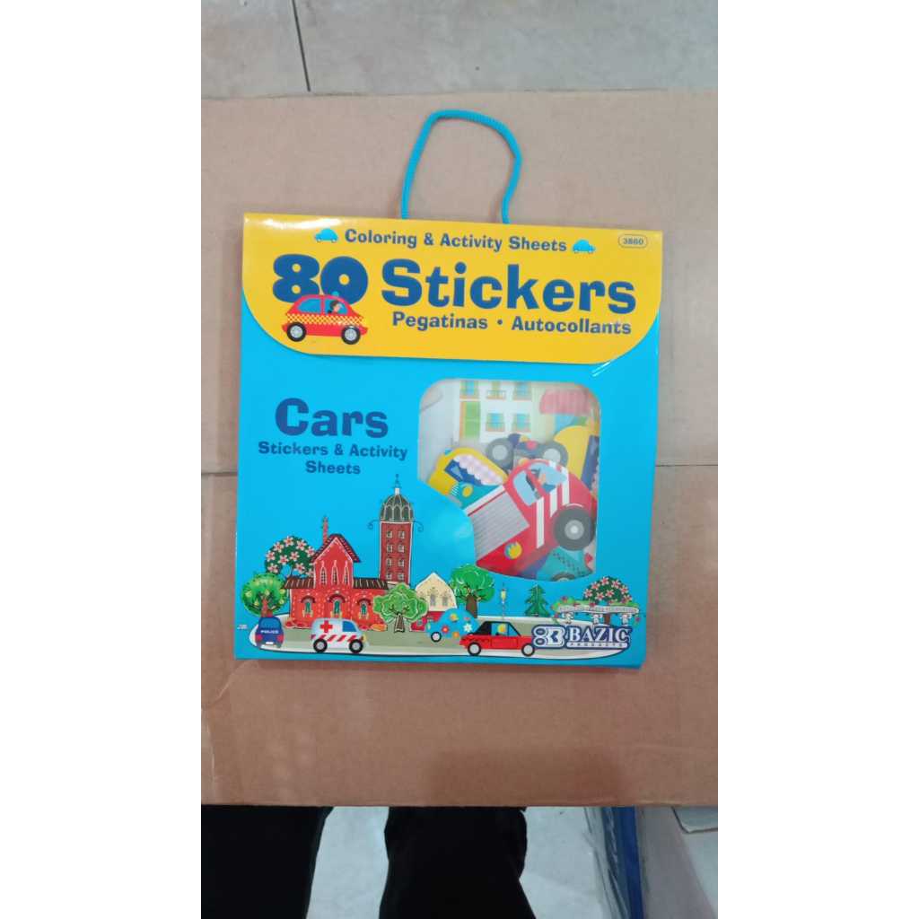 Coloring & Activity Sheet/80 stickers Cars 3860 | Shopee Singapore
