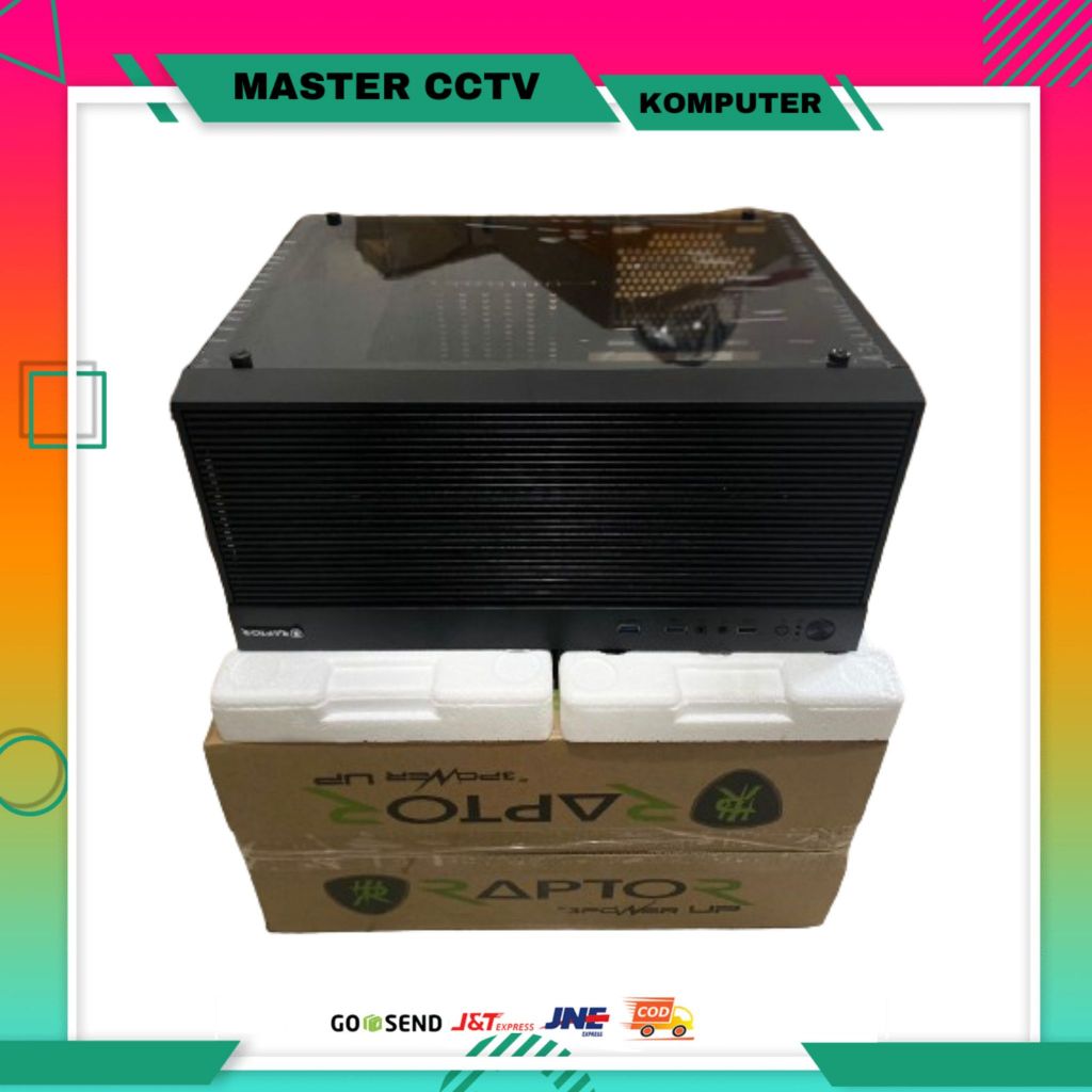 Pc Casing Power Up Raptor Sentinel Mid Tower Atx With 3 Fan Case ...