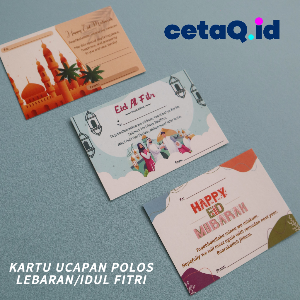 [MIN 10 PCS] Eid Al-Fitr Greeting Cards / Eid Al-Fitr Cards / Aesthetic ...
