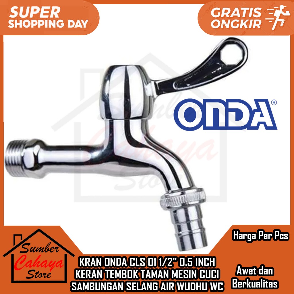 MESIN CLS 01 Onda 1⁄2 inch Garden Wall Faucet Bathroom Plumbing Pipe ...