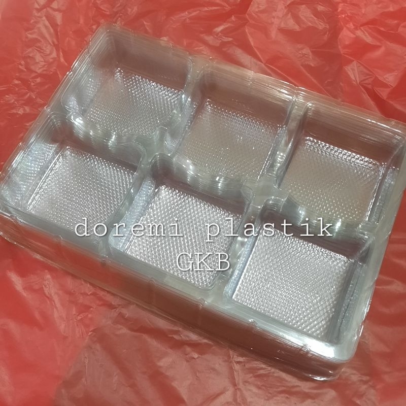 [content 10] mika pudding section 6 / tray sekat 6 / mika pudding base ...