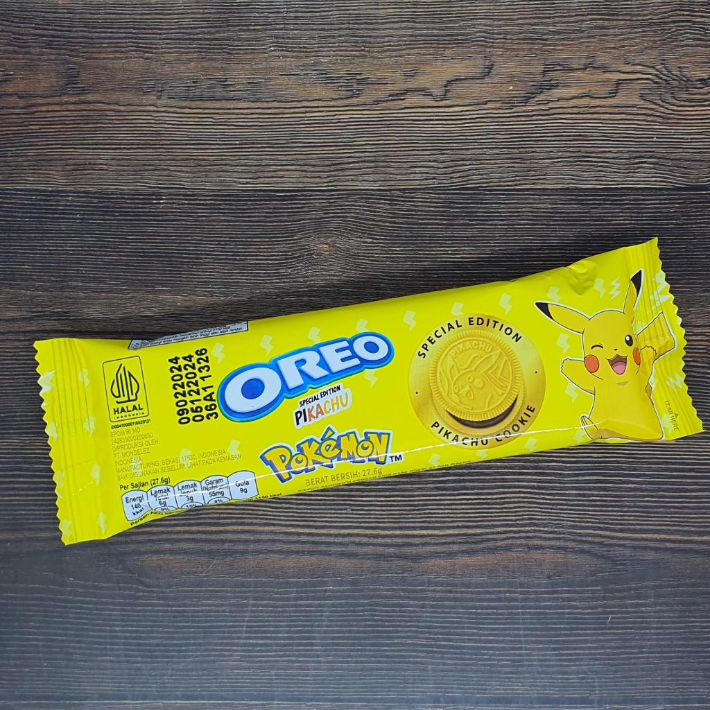 Oreo Special Edition Pokemon Pikachu Cookies Banana Chocolate Biscuit ...