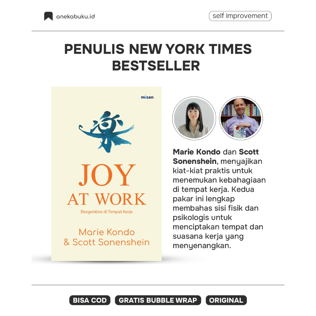 Joy At Work Book: Happy in the Workplace - Marie Kondo and Scott ...