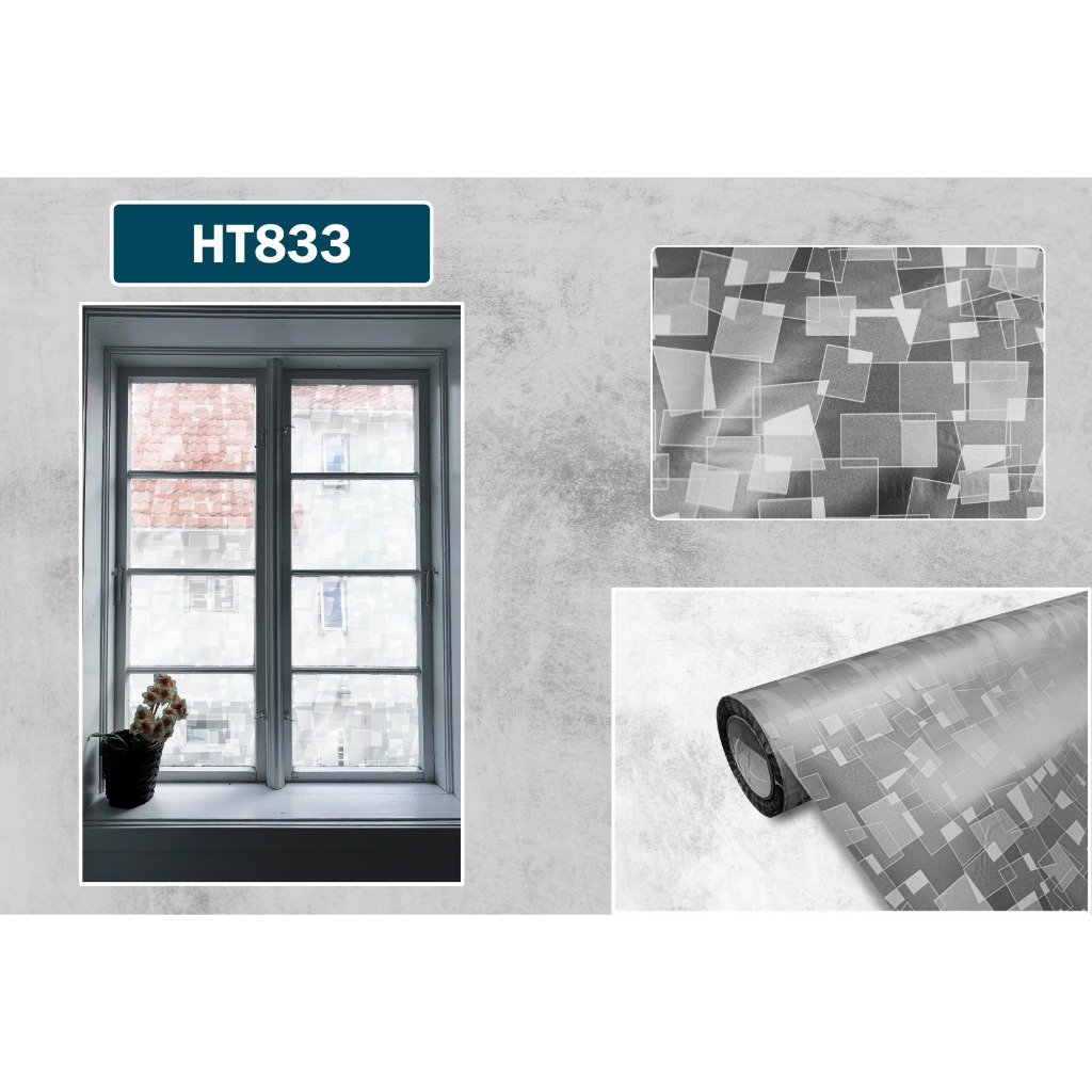 Motif Glass Sticker (HT833) L90Cm X H 50cm, SANDBLAST MOTIF, Window ...