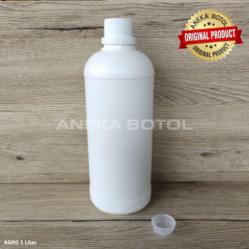 HDPE LABOR BOTTLE 1000 ML DOVE SEAL THREAD CAP / 1 LITER BOTTLE AGRO ...