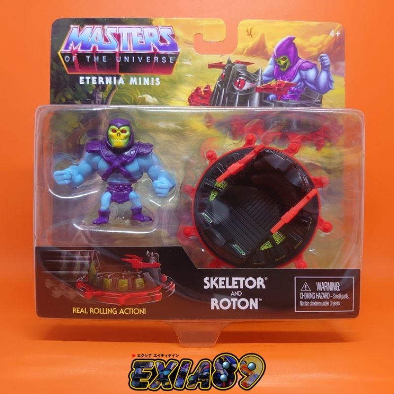 Master Of The Universe Eternia Minis Figure - Skeletor And Roton Mattel ...