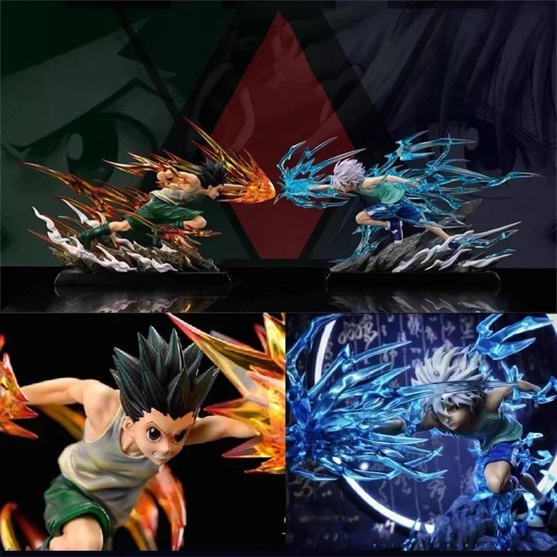 Action Figure Hunter X Hunter Figma Fighting Gon Freecss Killua Zoldyck ...