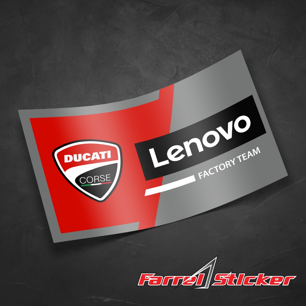 Ducati TEAM STICKER DUCATI LENOVO TEAM STICKER GP | Shopee Singapore