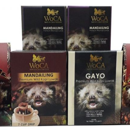 [HALAL] WOCA Kopi Luwak 125gr Gayo Beans & Powder / Mandheling Original ...