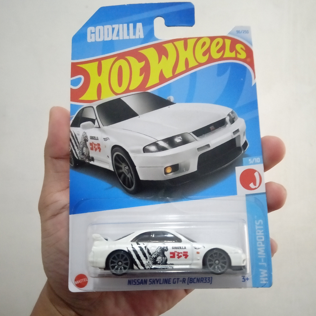Hot Wheels Nissan Skyline Gt-R R33 Godzilla Diecast Kids Toy Car ...