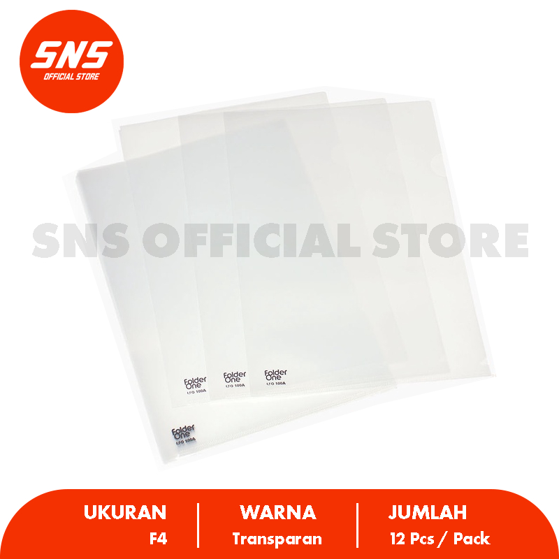 (12 PCS) Map L / Clear Sleeves Folio / F4 Map Plastic SNS OFFICIAL ...
