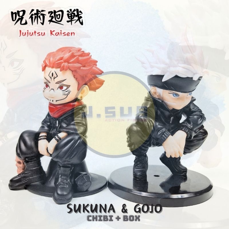 Action Figure Gojo Chibi Satoru Sukuna Chibi Statue Jujutsu Kaisen KC ...